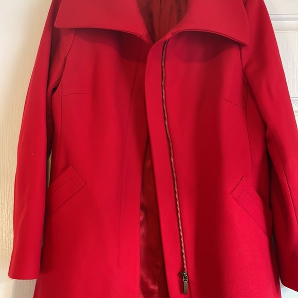 hobbs | Jackets & Coats | No Longer Availablehobbs Red Car Coat In Rich ...